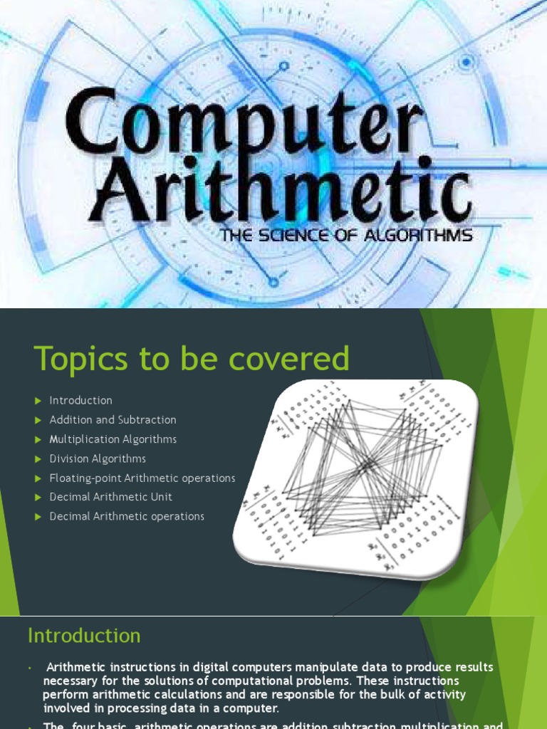 Computer Arithmetic-1 | PDF | Arithmetic | Subtraction Computer Arithmetic-1 | PDF | Arithmetic | Subtraction