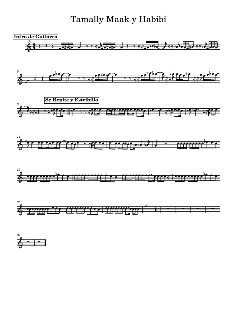 Tamally Maak y Habibi | PDF