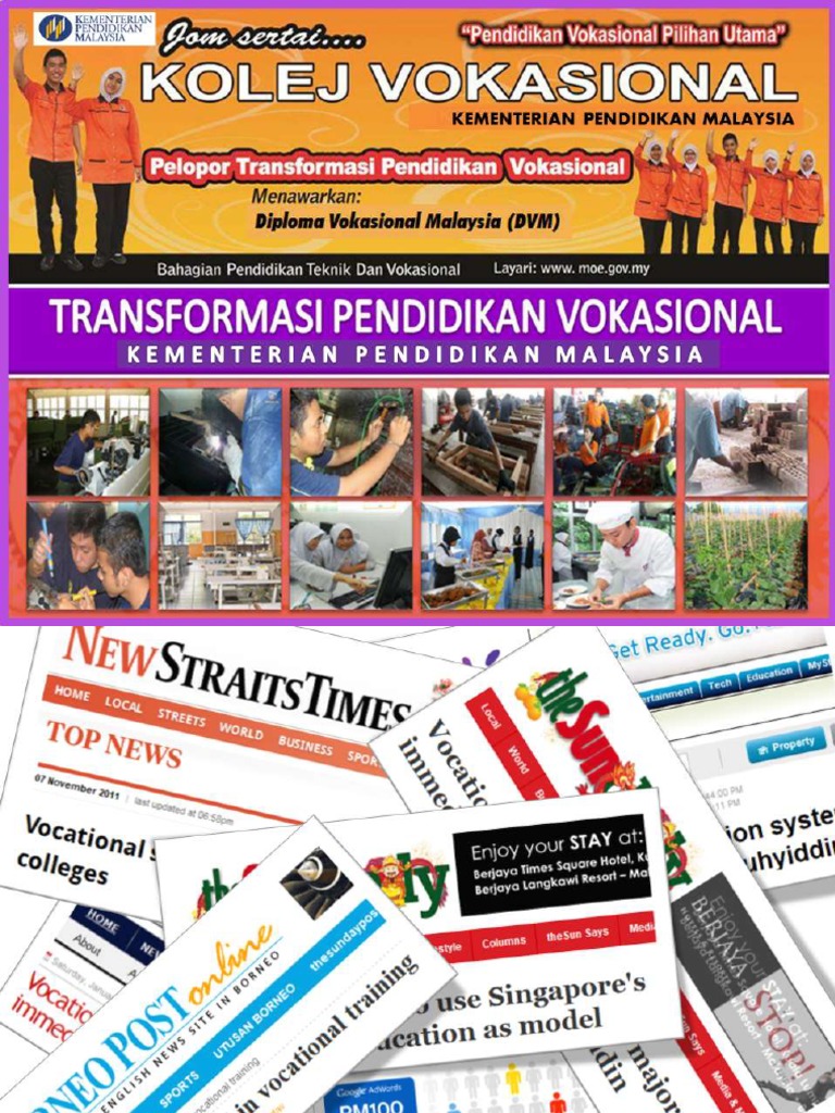 Slaid Transforamsi Pendidikan Vokasional | PDF