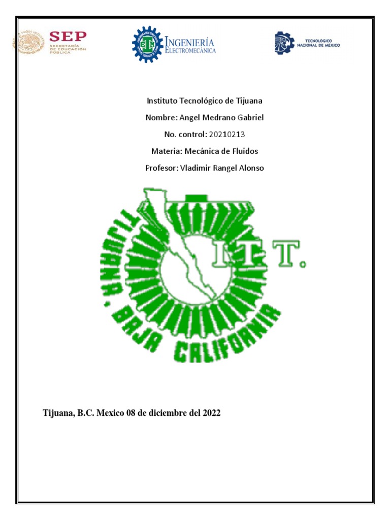 Examen Unidad III Hidrodinámica Bernoulli | PDF