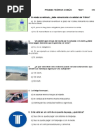 Examen Teorico Intrant Compress | PDF | Tráfico | Licencia de conducir