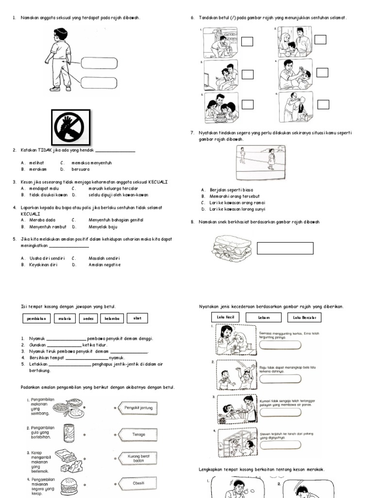 Pentaksiran PBD PK Tahun 3 2023 | PDF