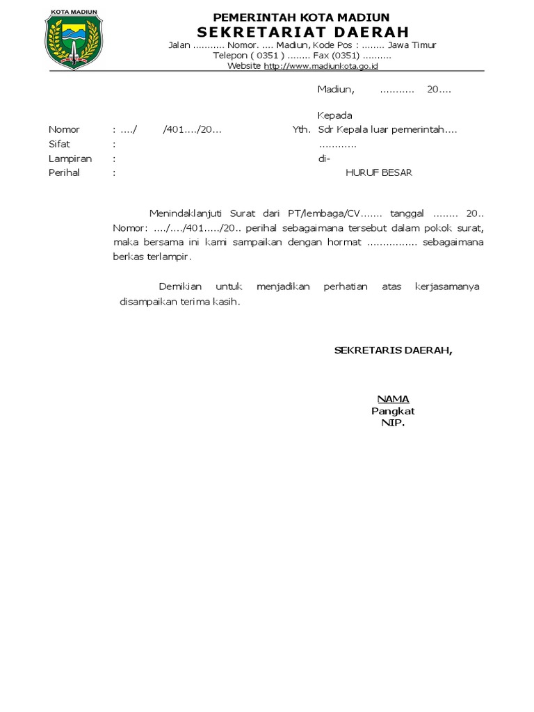 contoh-format-Surat-Berwarna-1 | PDF