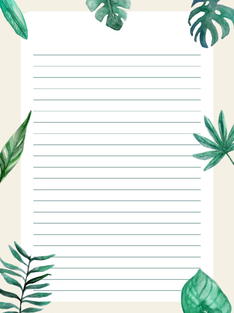 Páginas Carta Con Diseños para Imprimir | PDF