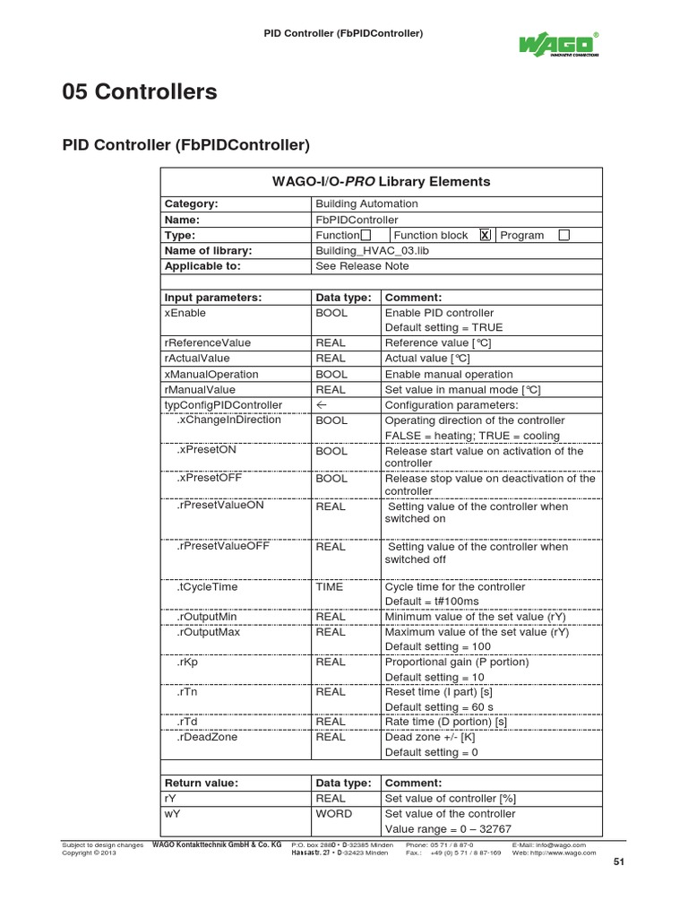 Genmed FbPIDController | PDF | Parameter (Computer Programming) | Systems Engineering