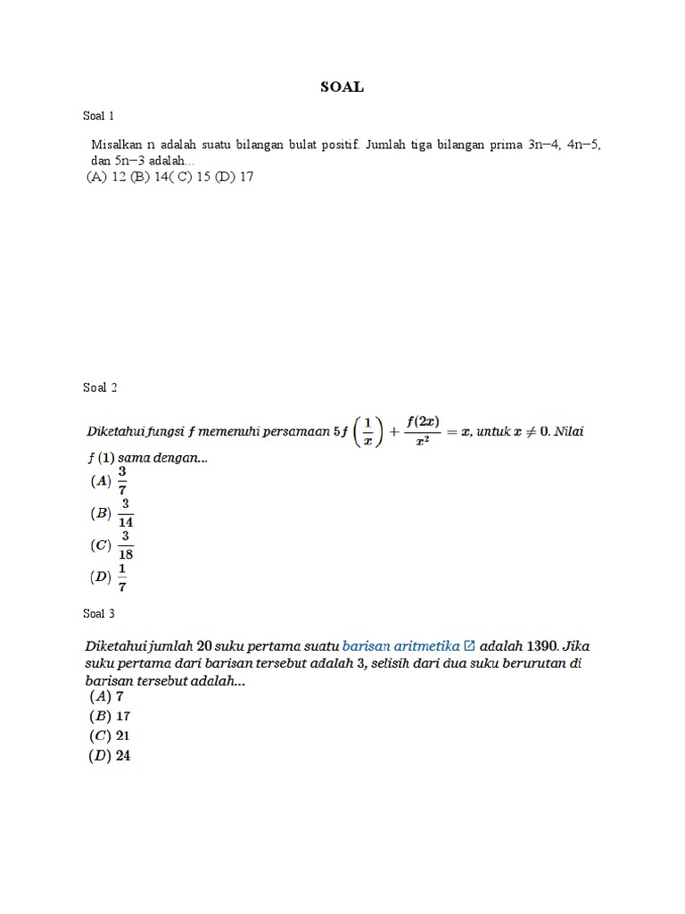 Latihan Soal KSN | PDF | Metode & Bahan Ajar