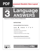 EQAO Test Ready Language Skills Gr3 | PDF | Educational Assessment