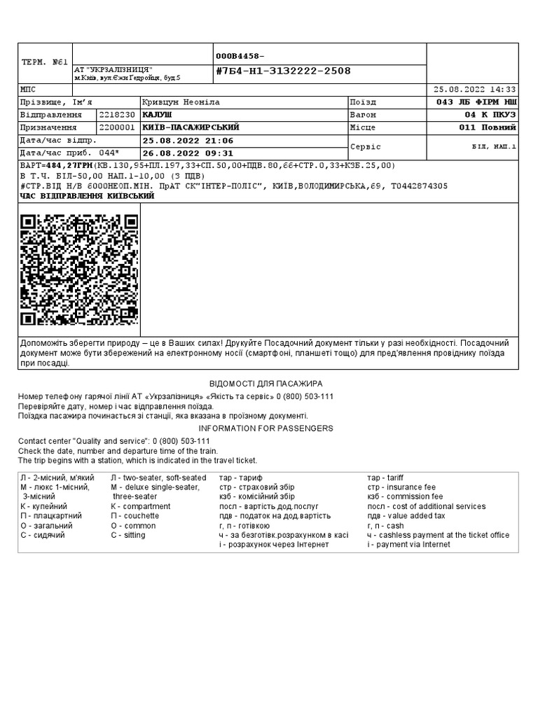 2022 08 25 Neonila Kryvtsun | PDF