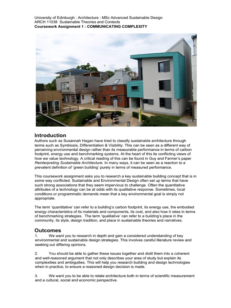 Coursework Assignment 1 COMMUNICATING COMPLEXITY | PDF | Sustainability ...