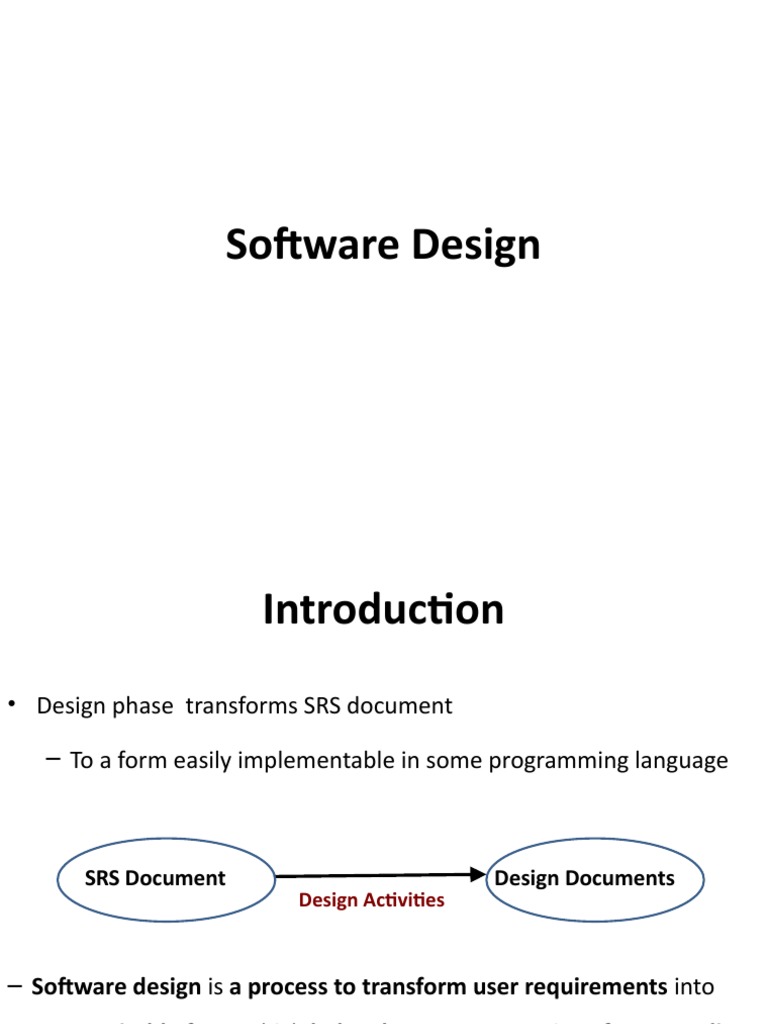 Software Design | PDF | Modular Programming | Object (Computer Science)