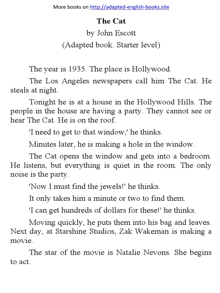 John Escott-The Cat | PDF