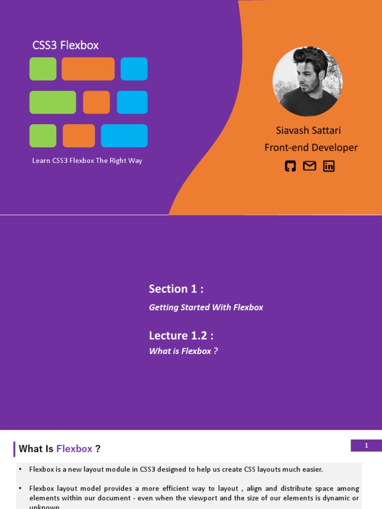 Flexbox Tutorial | PDF | Page Layout | Software Engineering