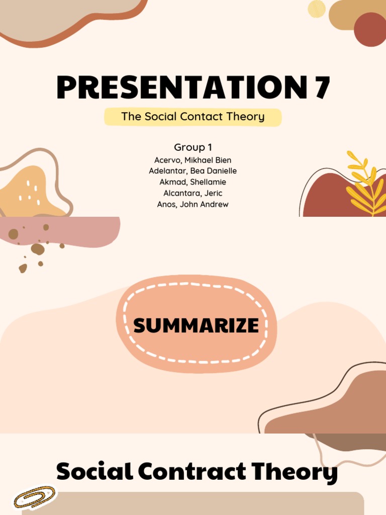 ETH Presentation 7 Group 1 | PDF | Morality | Social Contract