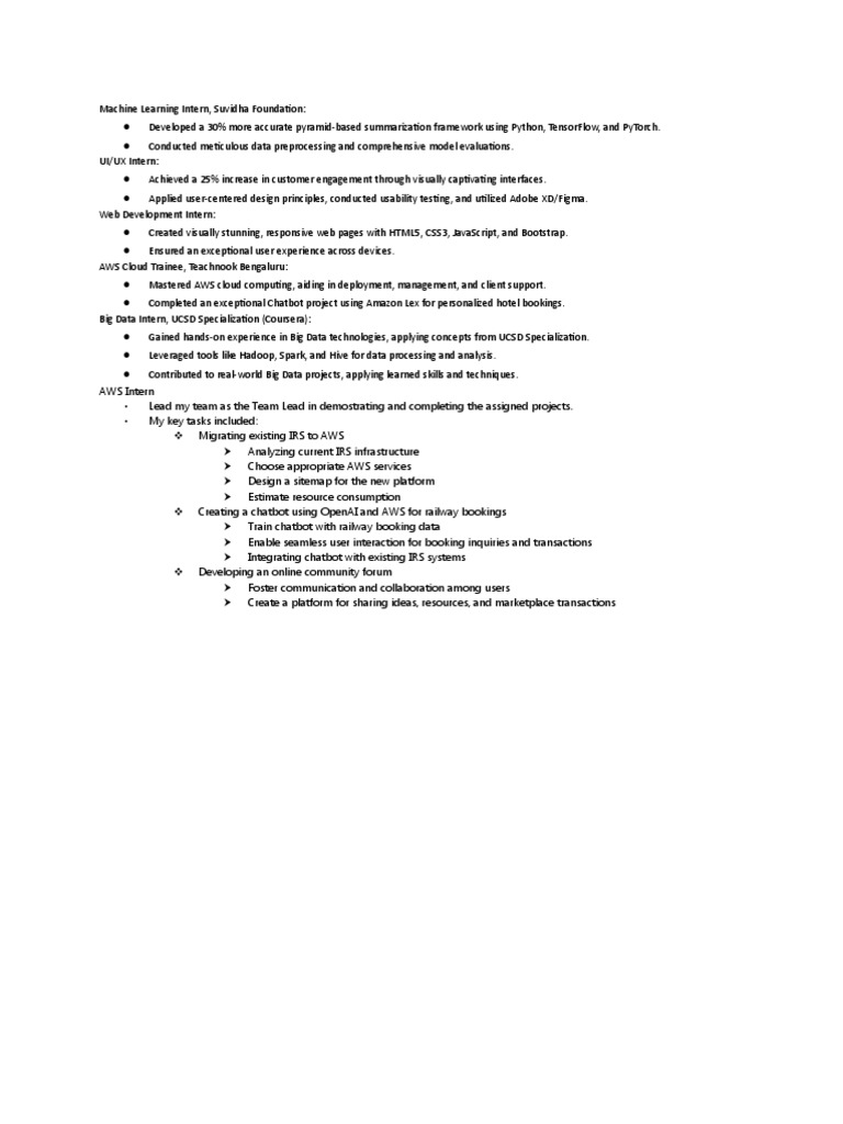 Machine Learning Intern | PDF