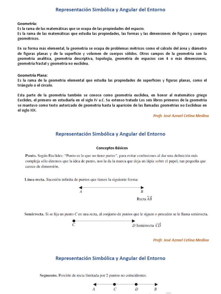 Tema 01 Geometria Conceptos Basicos | PDF | Geometría | Matemáticas