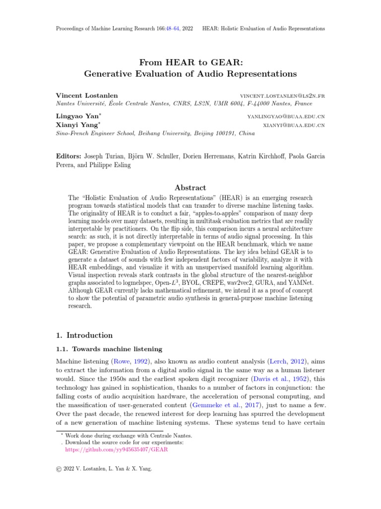 Audio Representation Evaluation | PDF | Eigenvalues And Eigenvectors ...