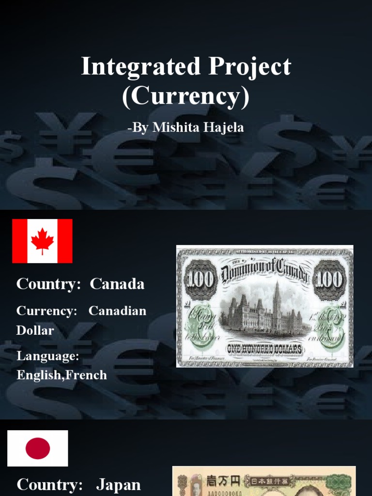 Integrated Project (Currency) | PDF