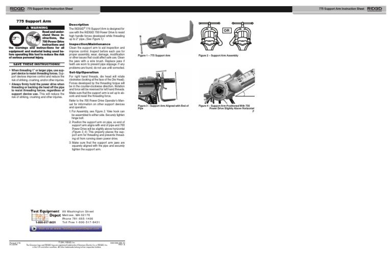 775 Arm Manual | PDF