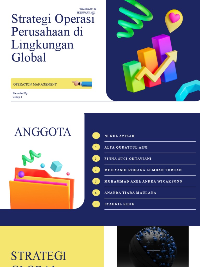 Strategi Operasi Lingkungan Global | PDF