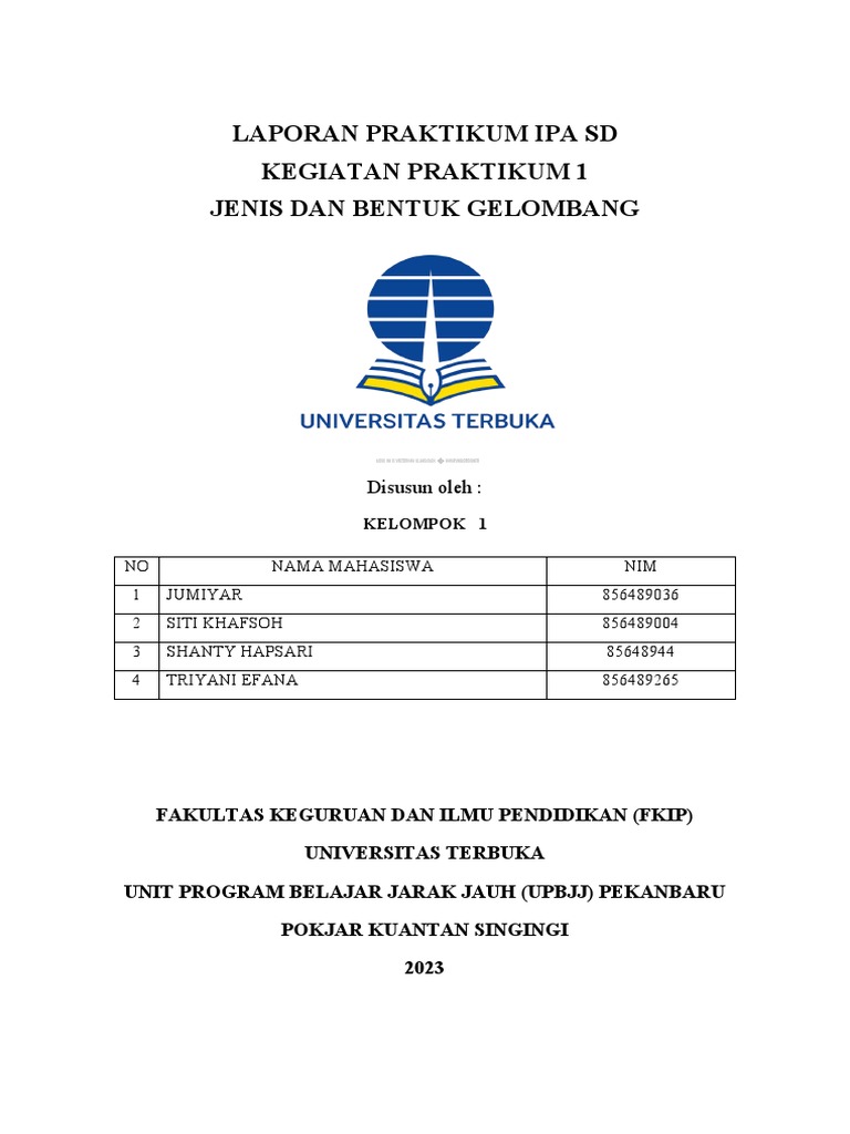 Praktikum 1 Gelombang | PDF