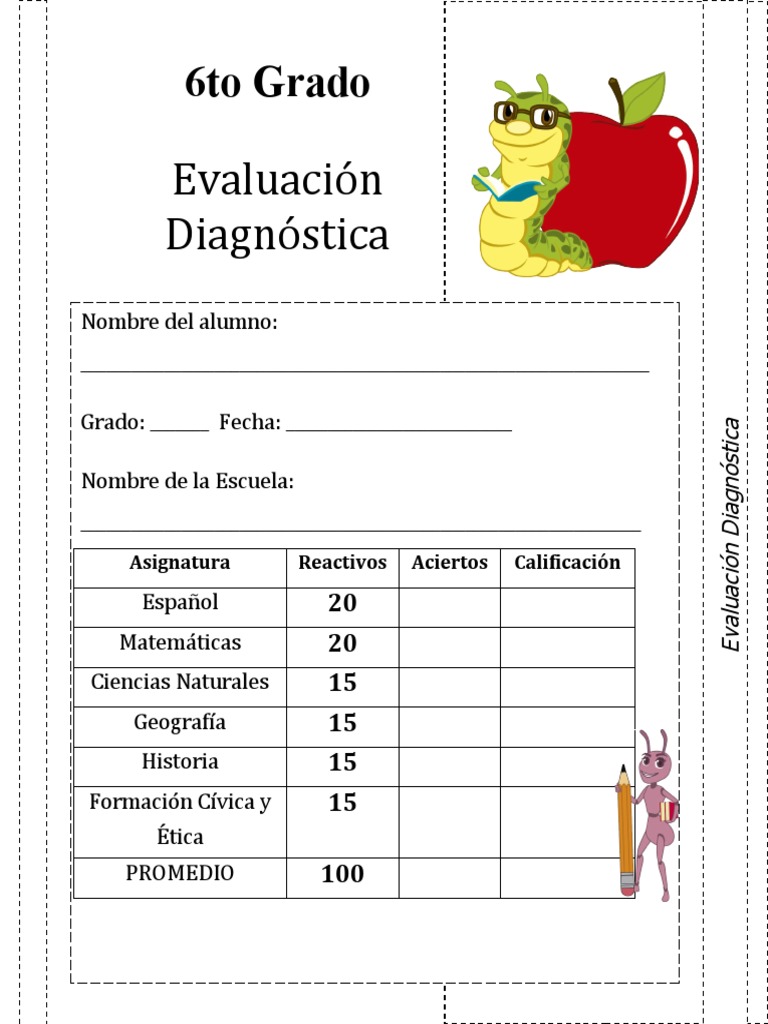 6to Grado Diagnóstico | PDF | México | Dom