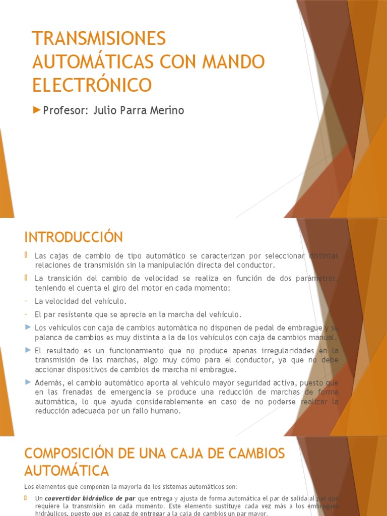 Cajas De Cambio Automaticas Pdf