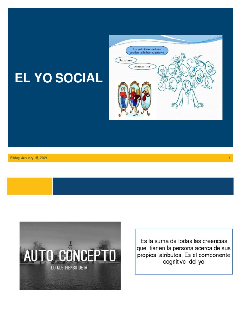 Unidad El Yo Social | PDF