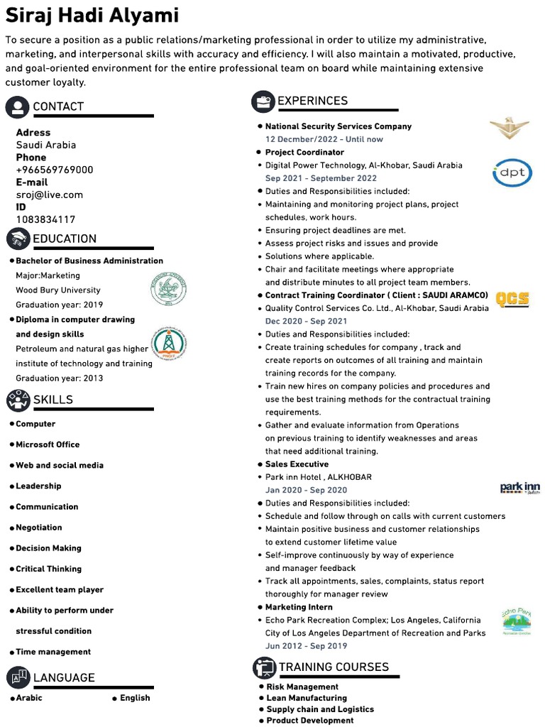 Siraj Hadi Alyami CV SAFE | PDF