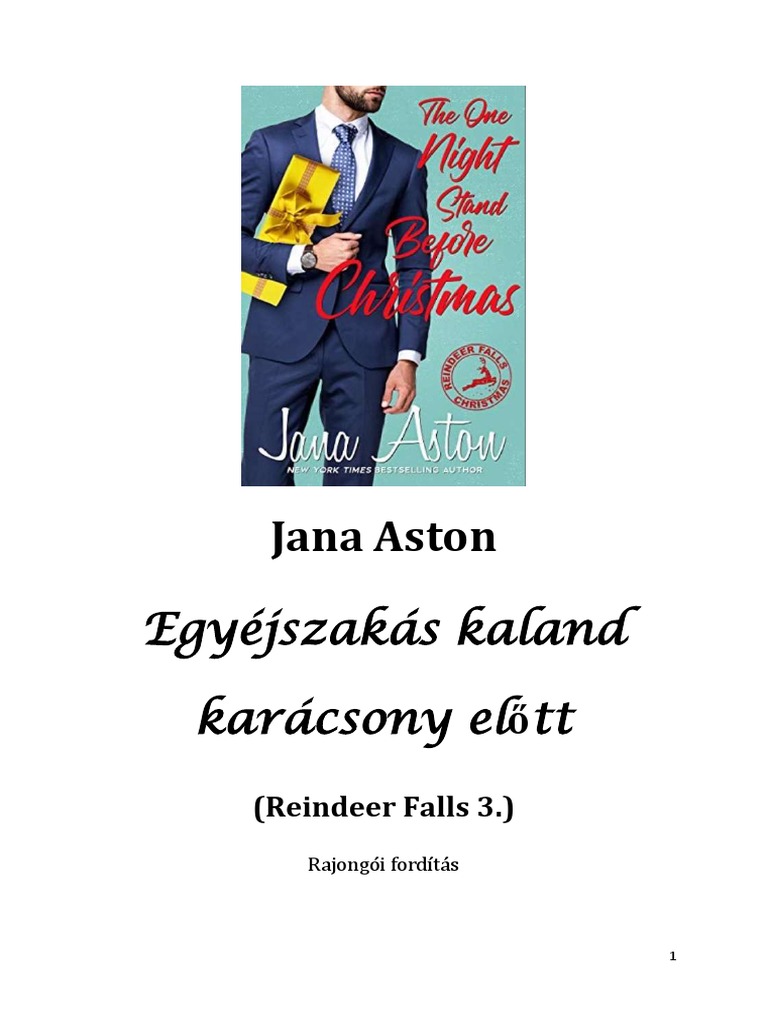 Egyejszakas Kaland Karacsony Elott Jana Aston R | PDF
