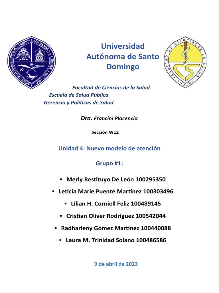 Grupo#1 Tarea U4 | PDF
