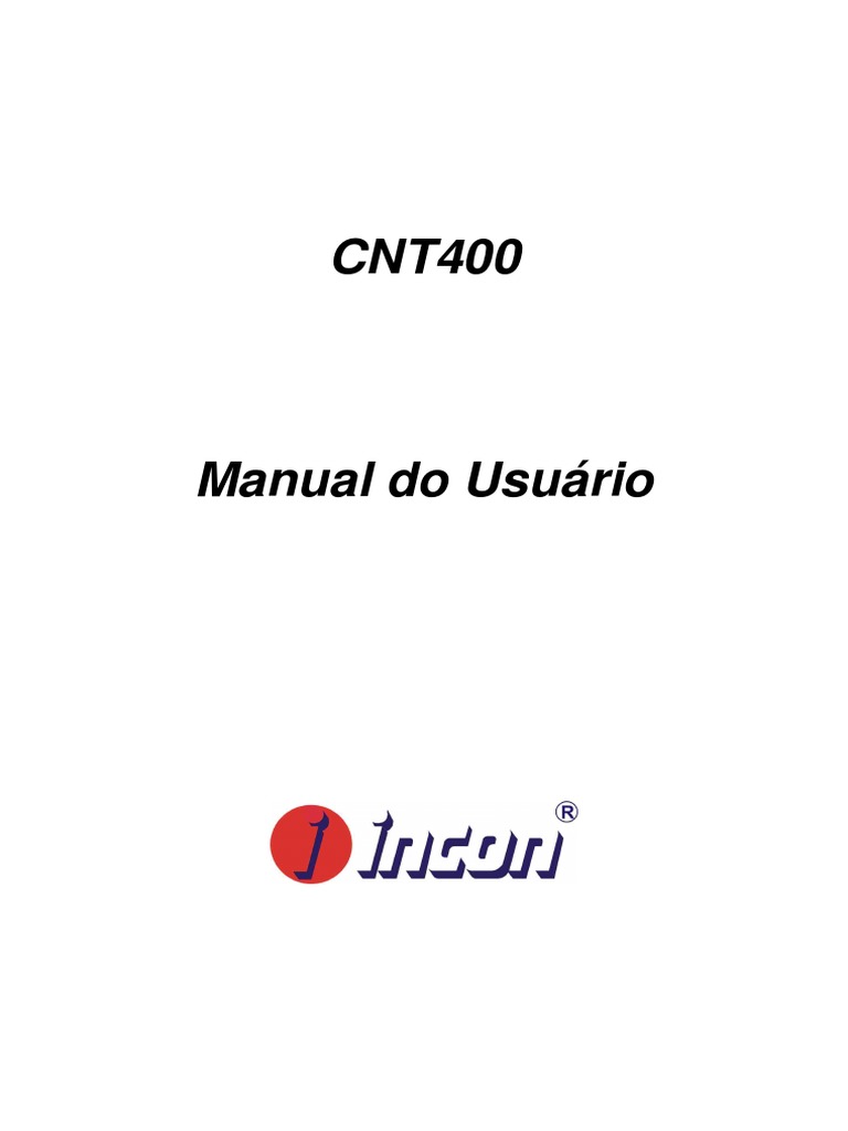 Manual do Controlador CNT400: Guia Completo | PDF