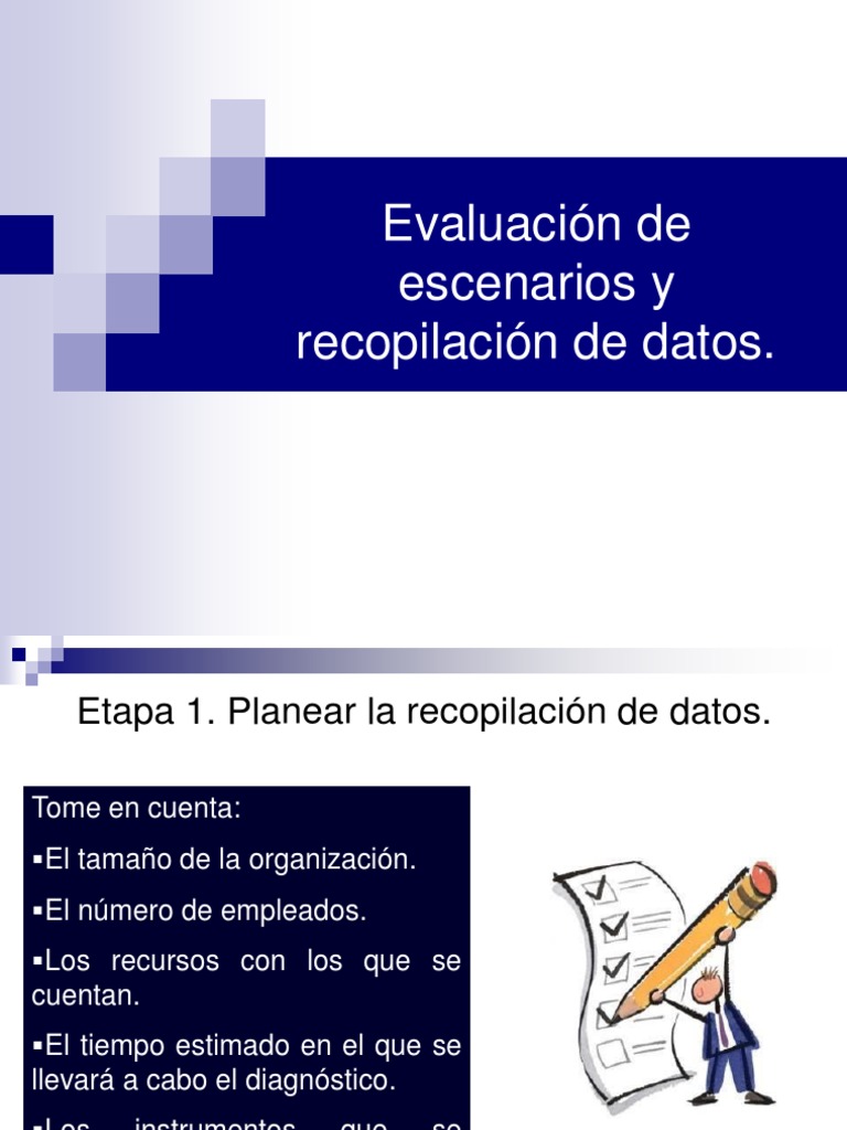 G. Evaluacion de Escenarios. | PDF | Cuestionario | Información