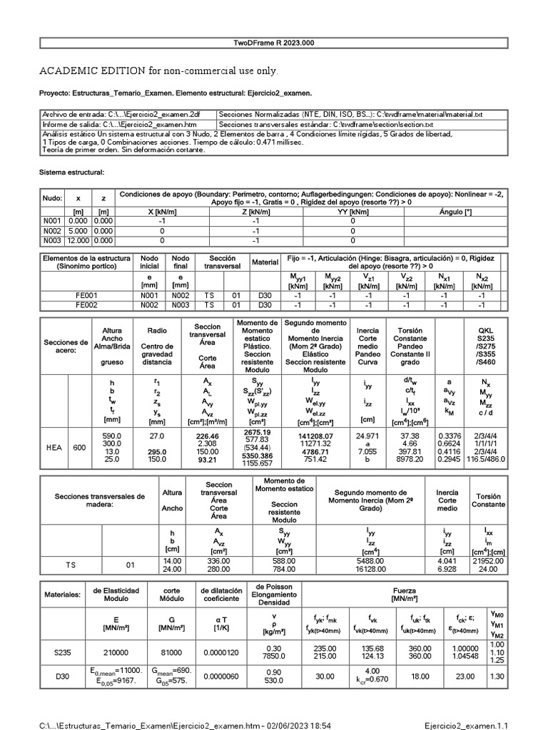 Examen Twodframe | PDF