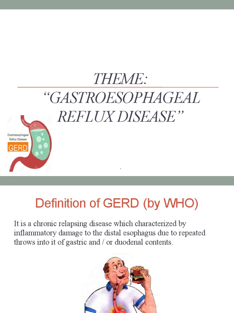 GERB | PDF | Gastroesophageal Reflux Disease | Esophagus