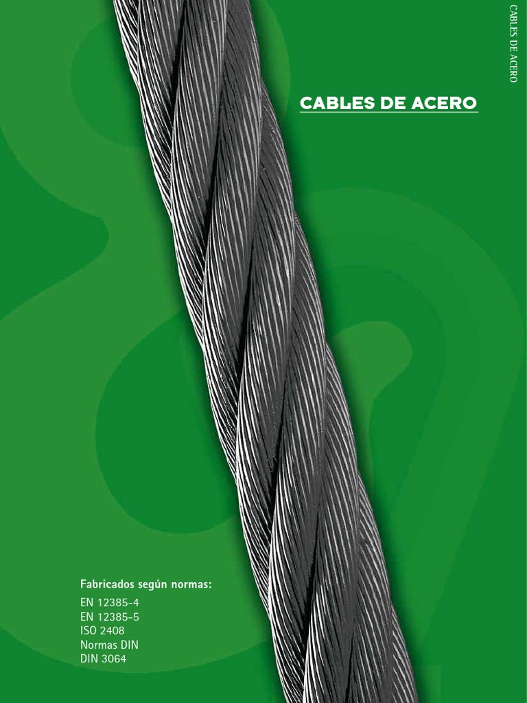 Cables de Acero | PDF | Ingeniería de Edificación | Bienes manufacturados