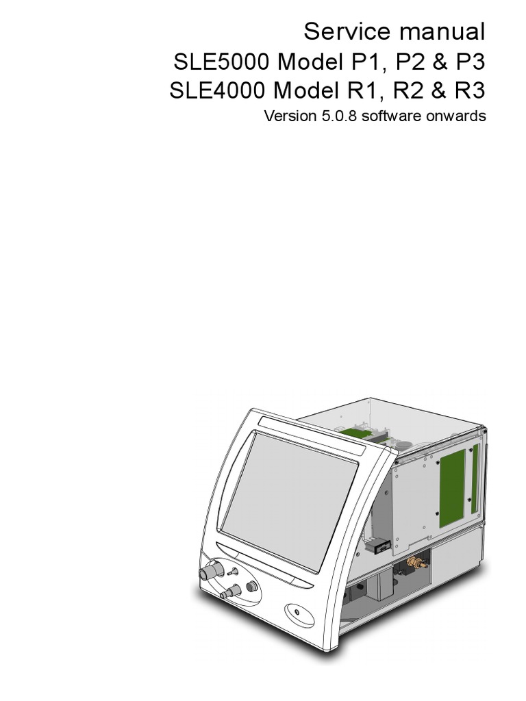 Sle4000-5000 Manual de Servicio p1, p2 y p3, r1, r2 y r3 | PDF | Power ...