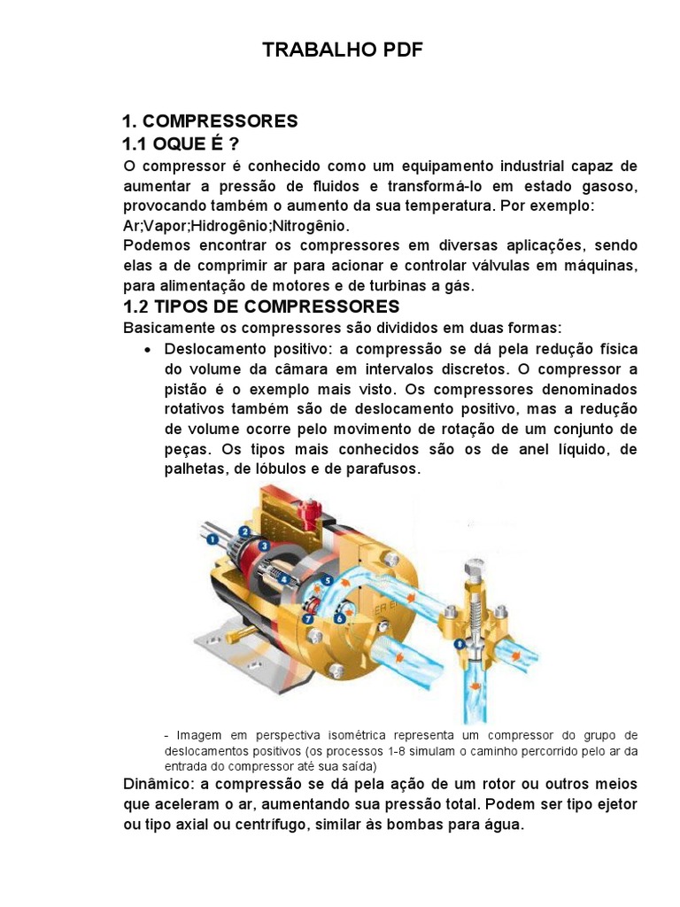 Trabalho PDF | PDF | Motores | Pistão