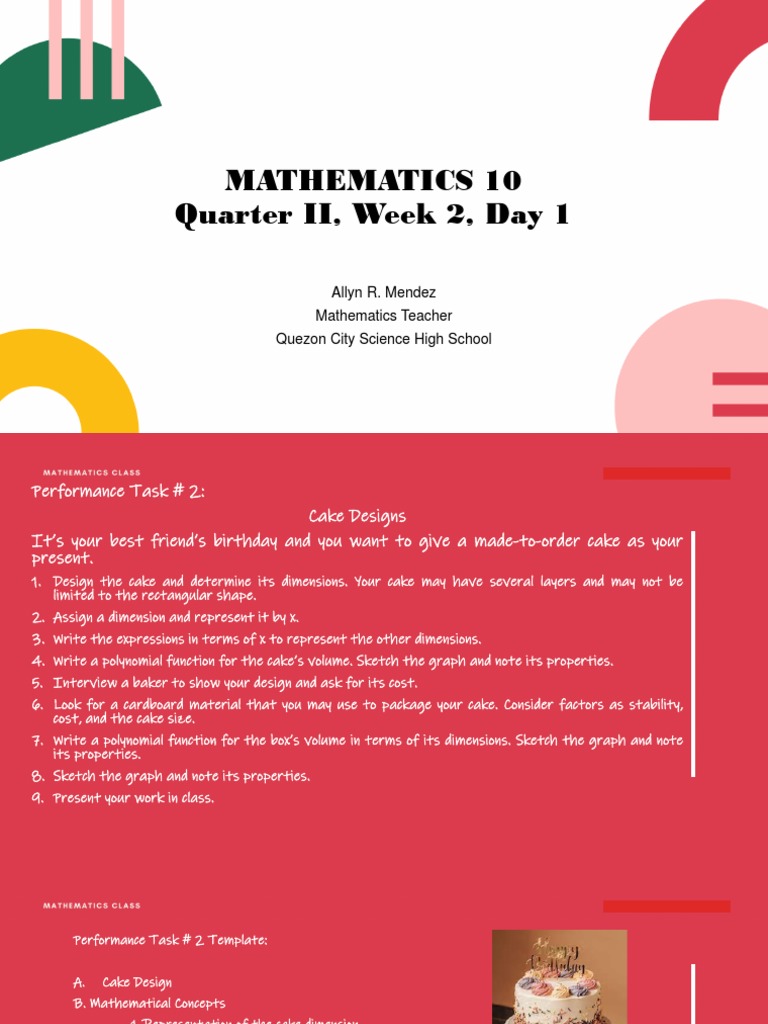 Grade10-Quarter-2-Week-2.1-Competency-PPT | PDF | Zero Of A Function | Polynomial
