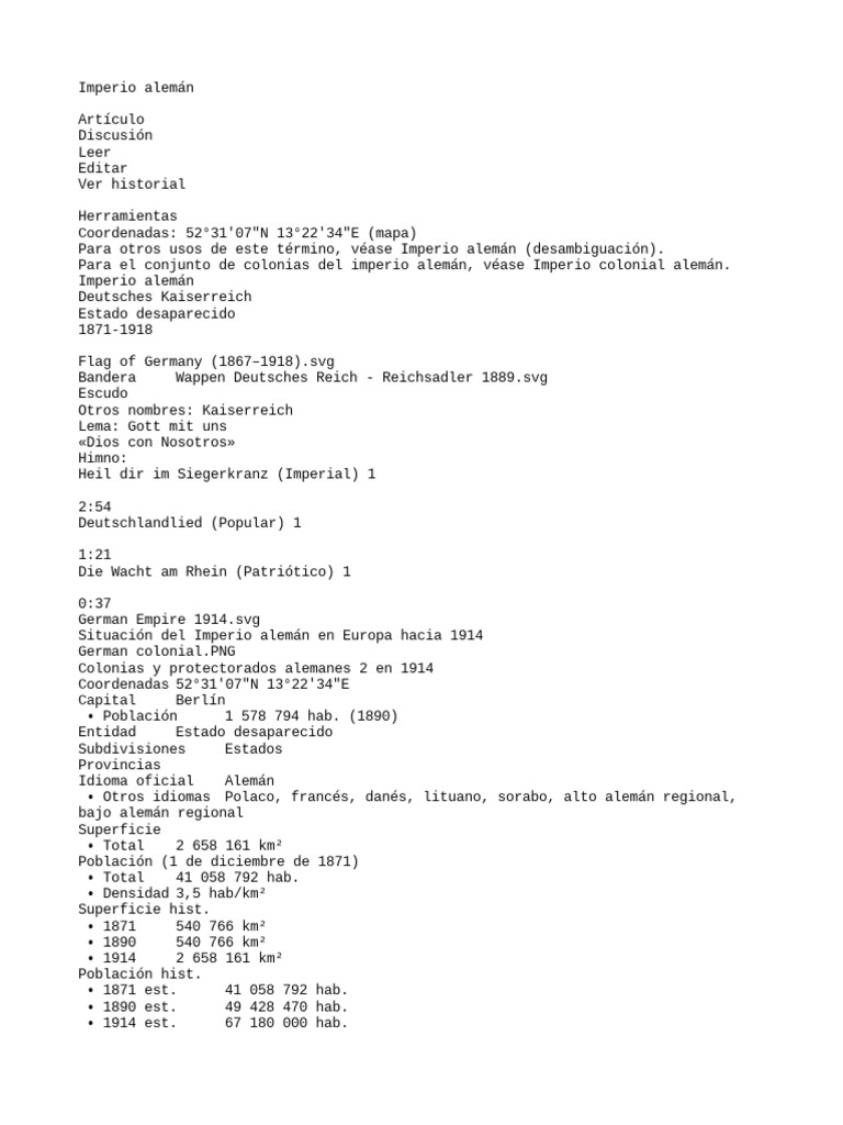 Imperio Aleman | PDF | imperio Alemán | Reino de prusia