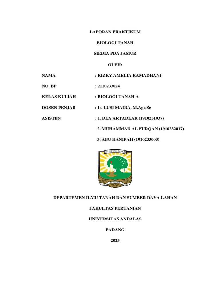 Media PDA untuk Jamur | PDF | Sains & Matematika