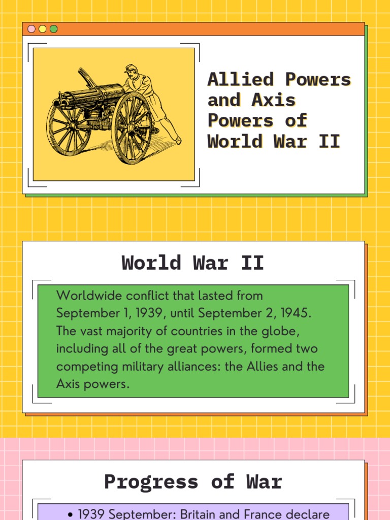WWII Allies vs Axis Overview | PDF | World War II | Allies Of World War II