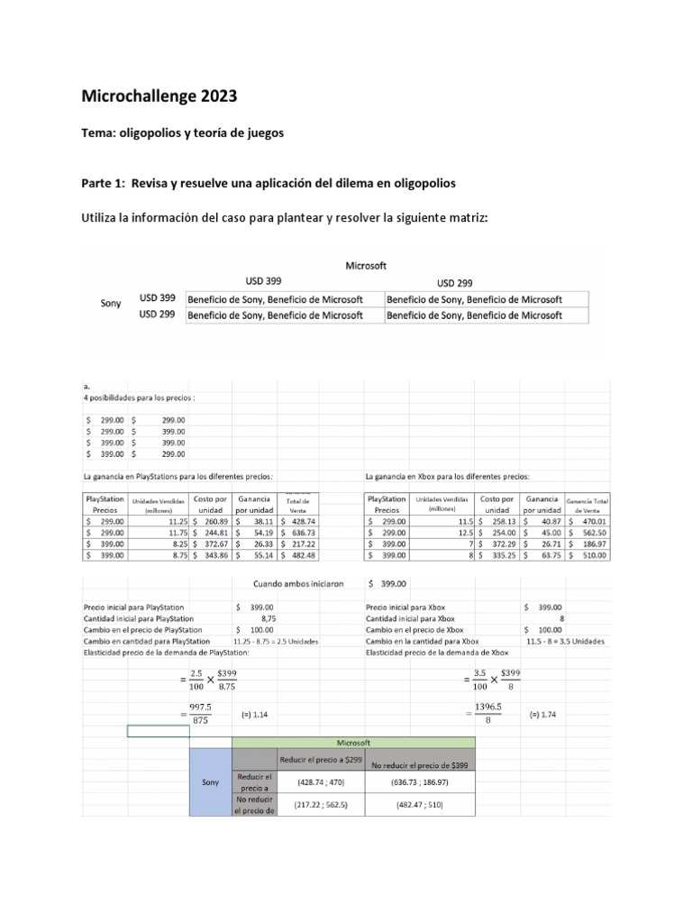 Microchallenge | PDF | Finanzas y dinero | Juegos y actividades