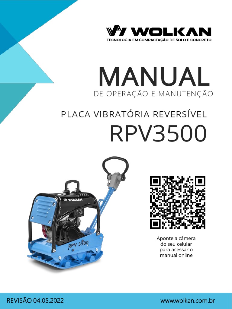 Manual Wolkan Editavel RPV 3500 Maio 2022 | PDF | Motores | Parafuso