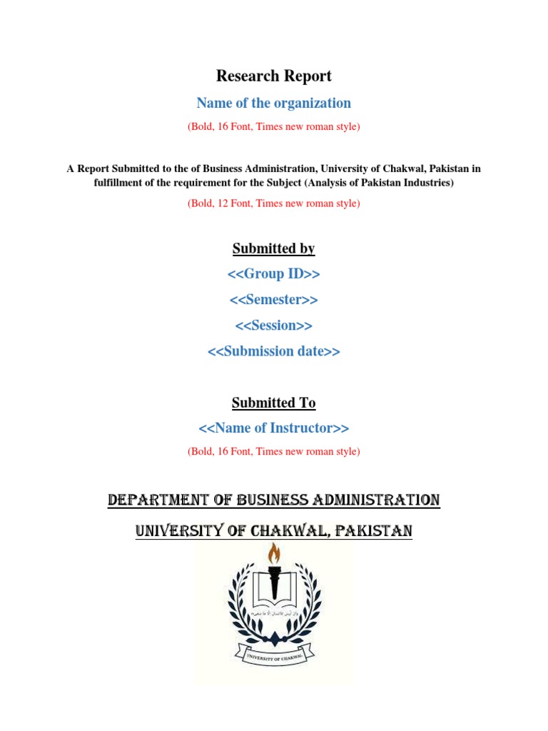 Format Research Report (BBA 4th) | PDF | Swot Analysis | Marketing