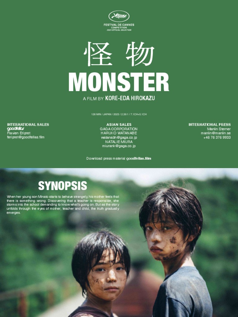 MONSTER (Press Kit) | PDF