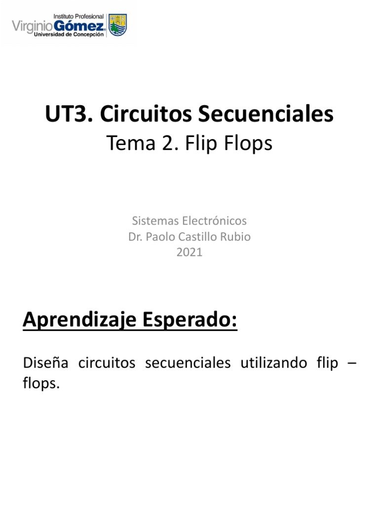 UT3. Circuitos Secuenciales (Parte II) | PDF | Tecnología digital | Electrónica digital