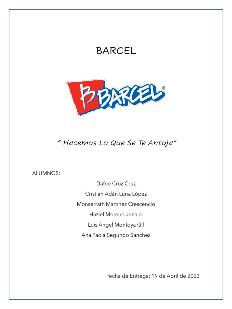 Barcel Pdf