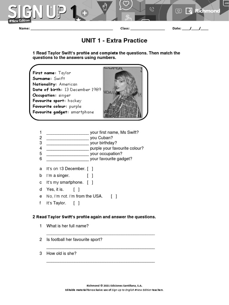 Unit 1 Practice (1B) | PDF