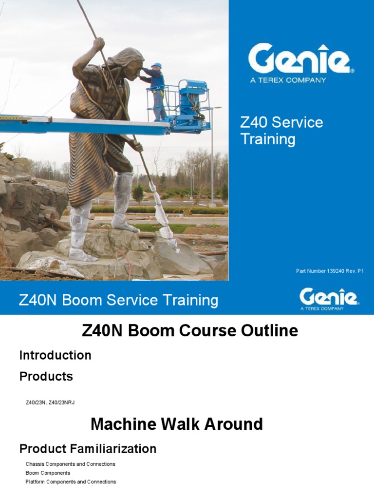 Z40 Service Training 139240 RevP1 | PDF | Electric Motor | Voltage