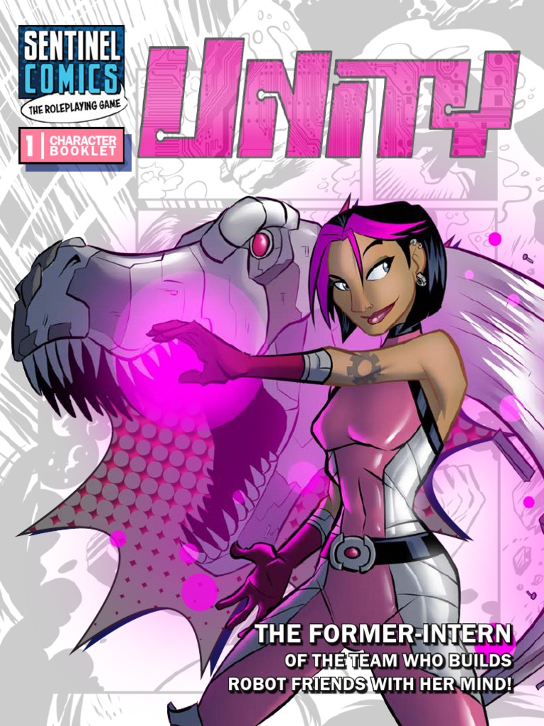 Sentinel Comics The Roleplaying Game Unity Character Booklet | PDF ...